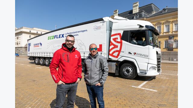 DAF XG+ 480 mit Schmitz EcoFLEX-Auflieger im Test: Aerodynamisches Duo ...